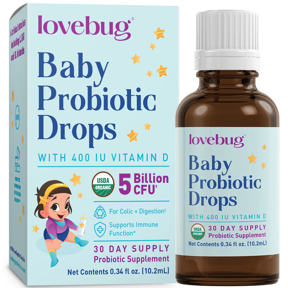 Organic Baby Probiotic Drops [0-12 Months] - Lovebug